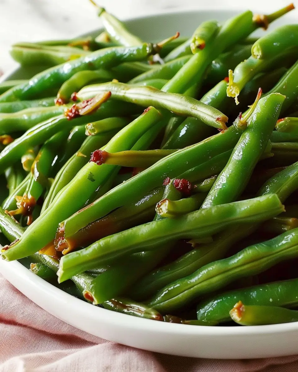 crack green beans